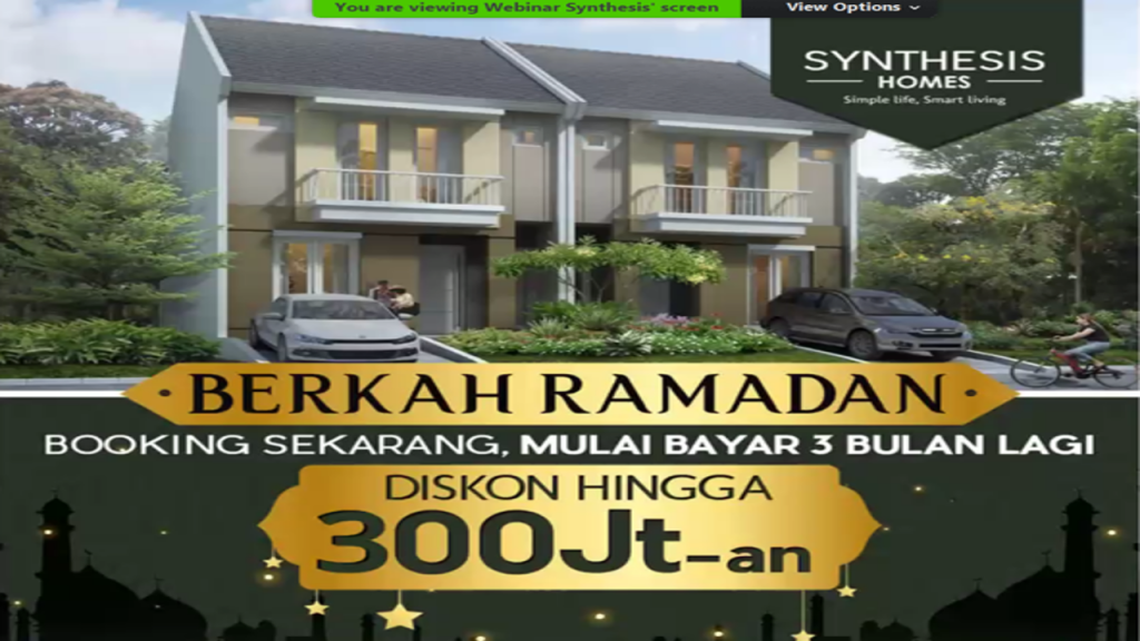 Jual Rumah Promo di Synthesis